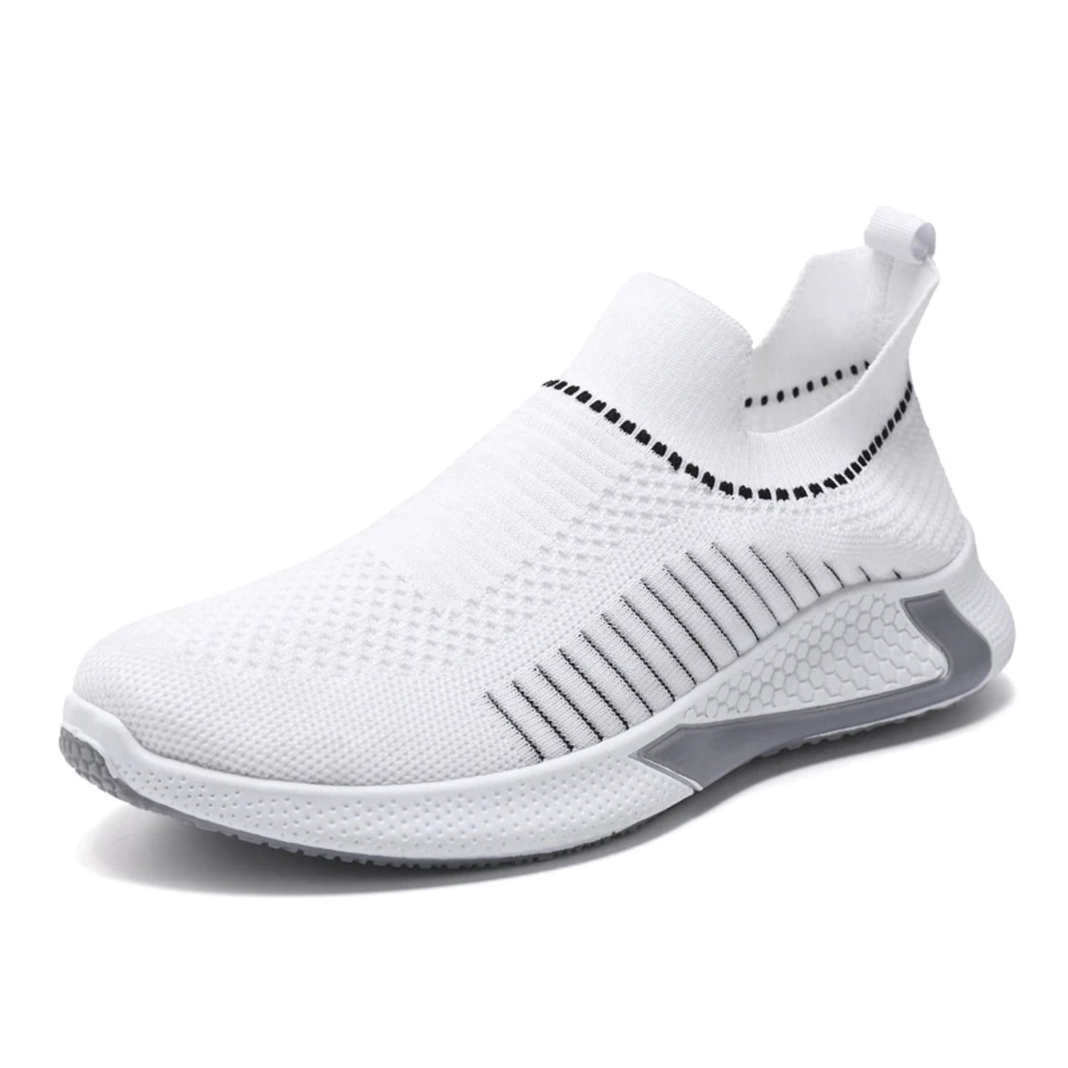 Mesh Sock Shoes With Striped Design Men Outdoor Breathable Lightweight ...