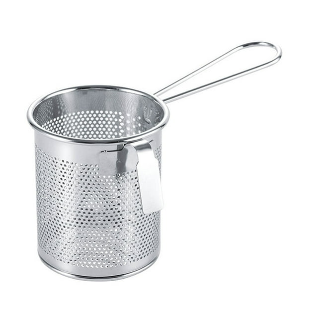 Mesh Spider Strainer Basket Stainless Steel Wire Pasta Spaghetti ...