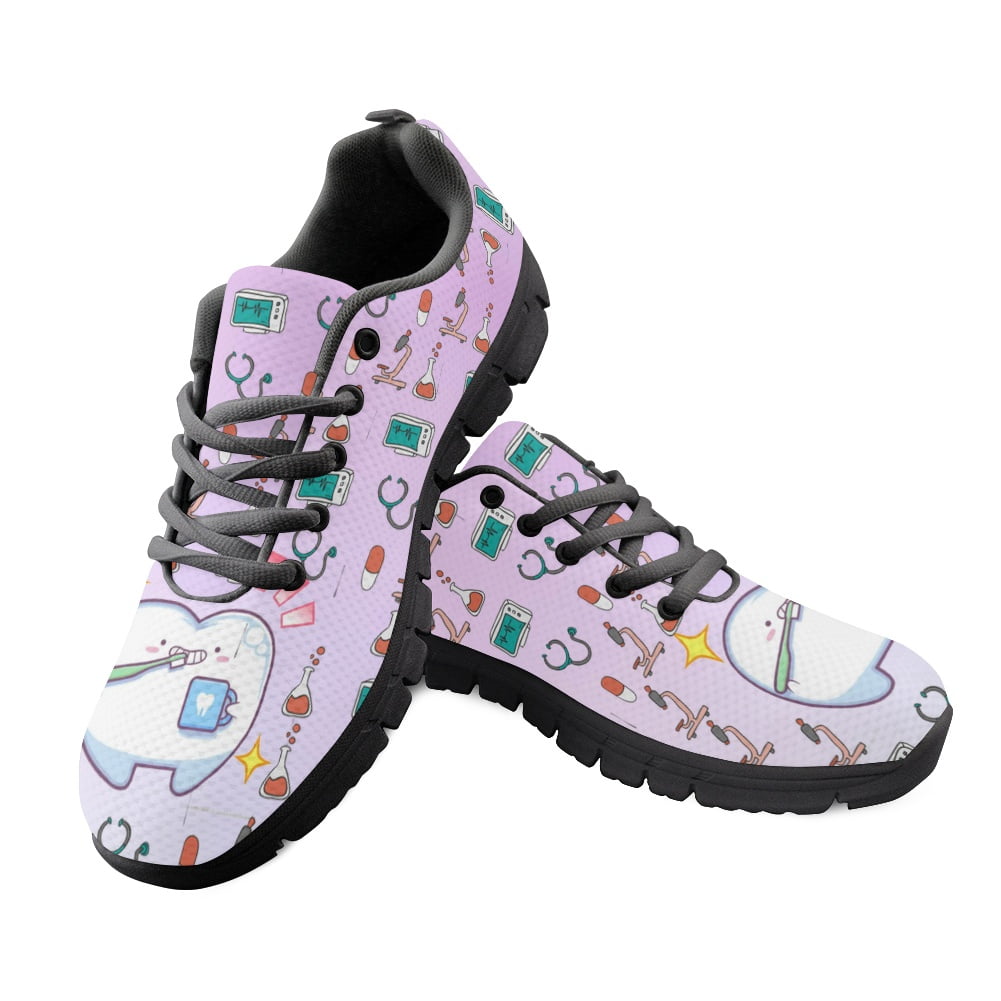 Mesh Sport Jogging Running Shoes For Women Nurse Walk Casual Shoes ...