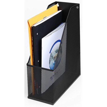 Nordic Style Wall Mounted Rack Iron Bended Mesh Magazine Carrier Shelf ...