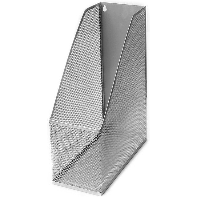 Mesh Steel Deluxe Magazine Rack, Extra Wide, Magazine File Holder ...