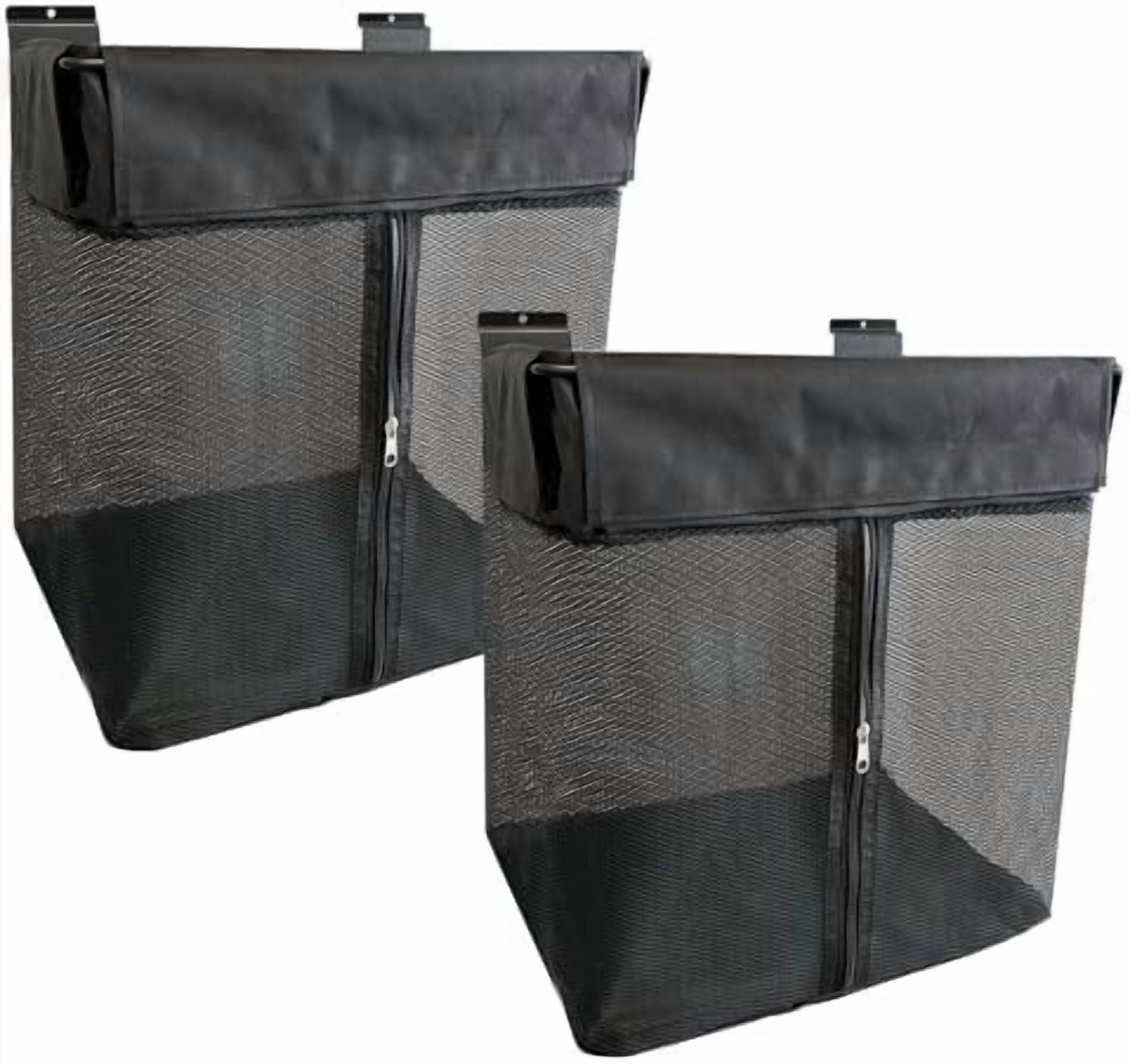 Mesh Storage Basket for Slatwall, Collapsible Slatwall Basket with ...