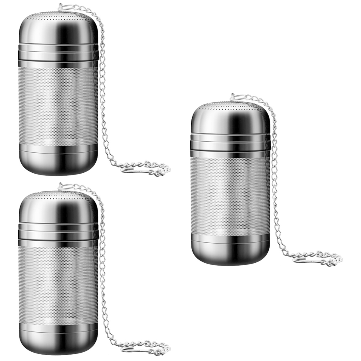 Mesh Strainer 3 Pieces Spice Filter Stainless Steel Stew Cage Tea Ball ...