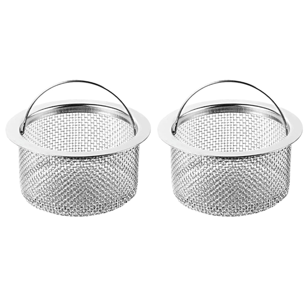 Mesh Strainer Basket, Anti-Clog Drain Guard for Kitchen Bathroom Sinks ...