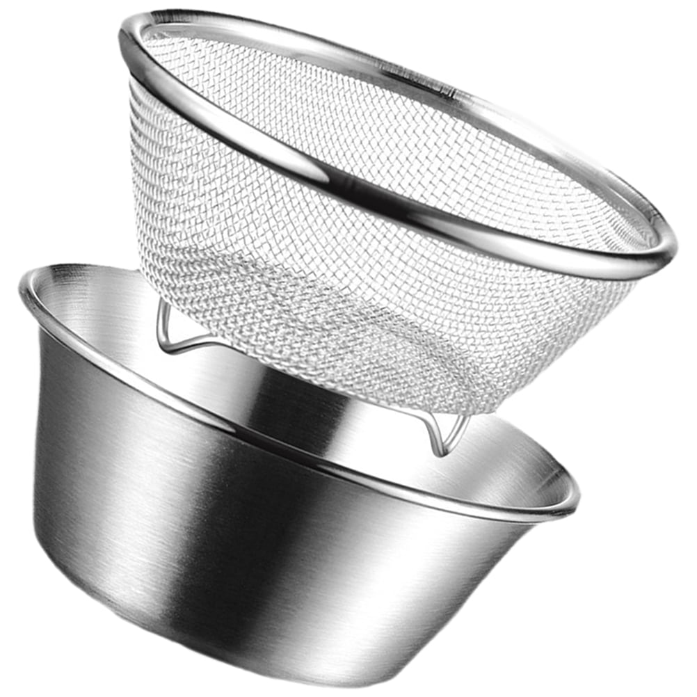 Mesh Strainer Basket Drainer Vegetable Draining Stainless Bowls ...