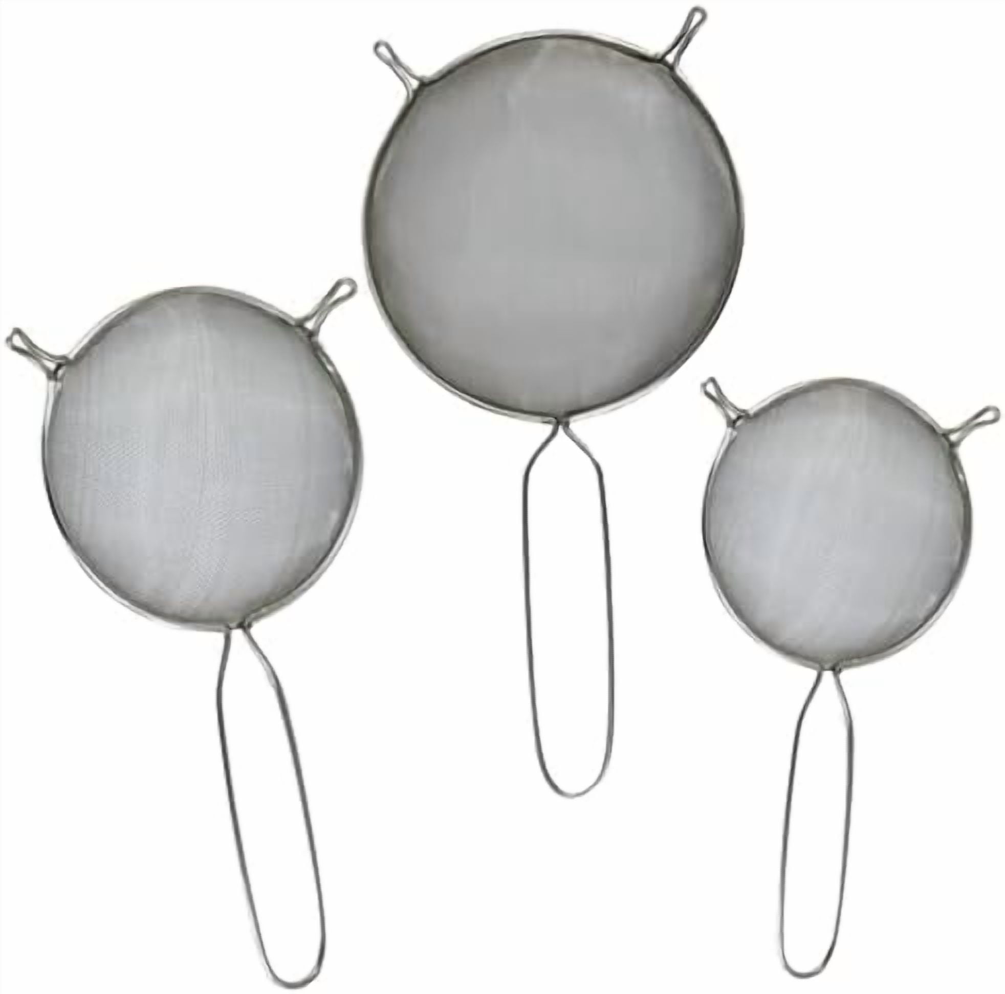 Mesh Strainers - Stainless Steel Fine Mesh Strainer - Colander-Skimmer ...