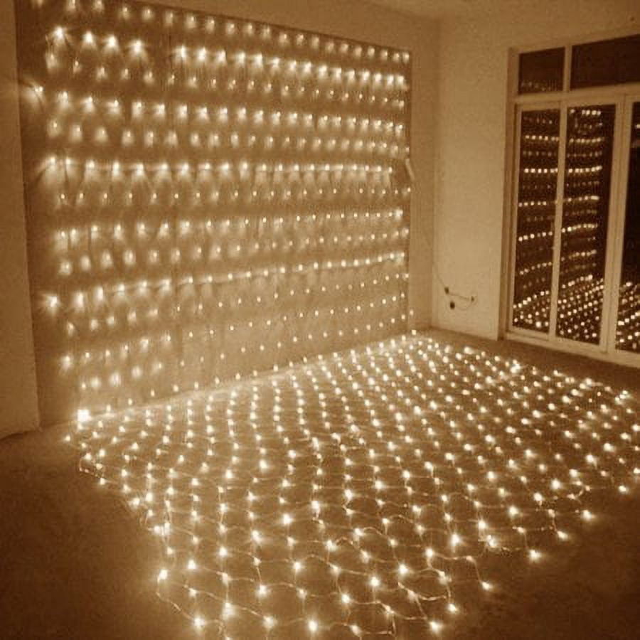 Mesh String Lights, 2M x 3M 200 LED Expandable Net Mesh Fairy String ...