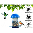 Mesh Tube Bird Feeders, All Metal,Wild Bird Feeder for Sunflower Seeds ...