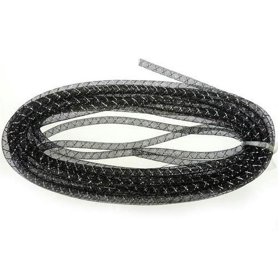 Mesh Tubing Deco Flex Ribbon, 8mm, 10-yard, Black - Walmart.com