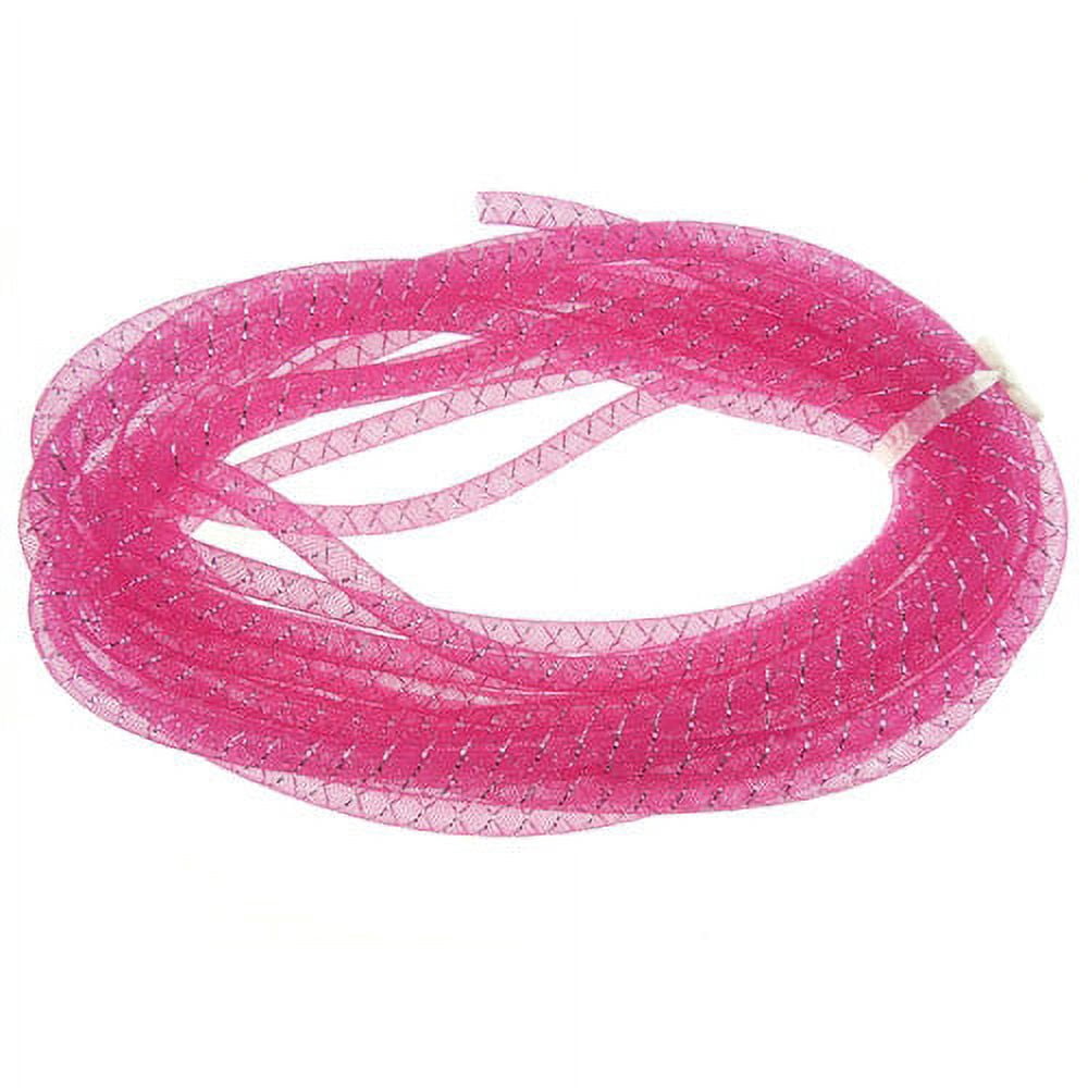 Mesh Tubing Deco Flex Ribbon, 8mm, 10-yard, Gold - Walmart.com