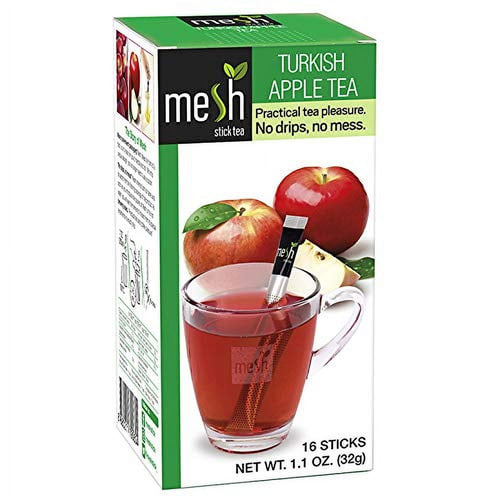 Mesh Turkish Apple Stick Tea | 16 Sticks | Premium Instant Tea | No ...