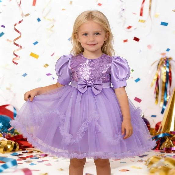 Mesh Tutu Party Dress for Girls Elegant Layered Gown for and ...