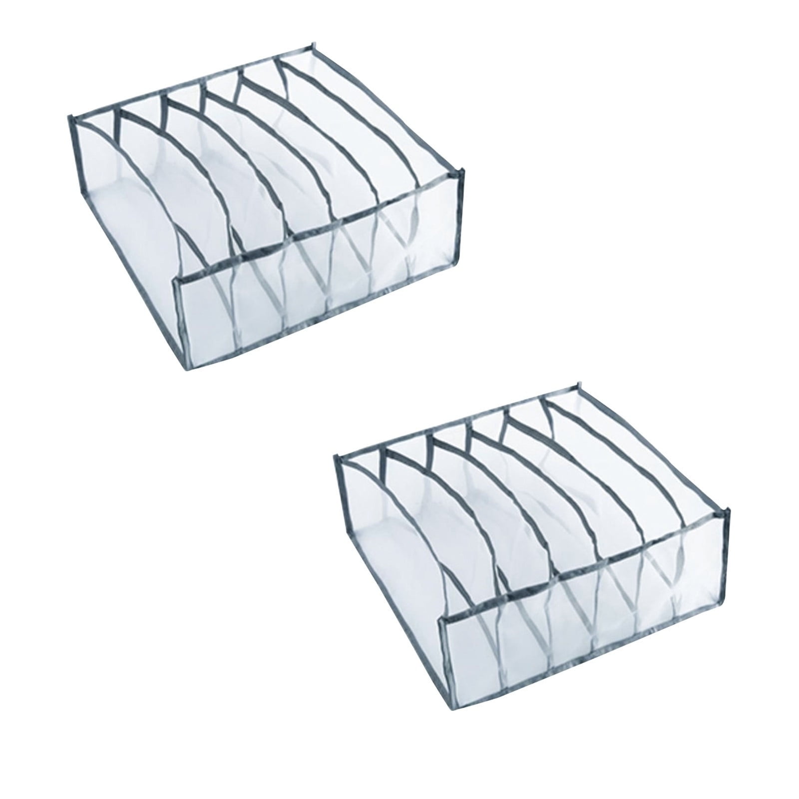 Mesh Underwear Socks Storage Box,Foldable Closet Clothes Dividers Nylon ...