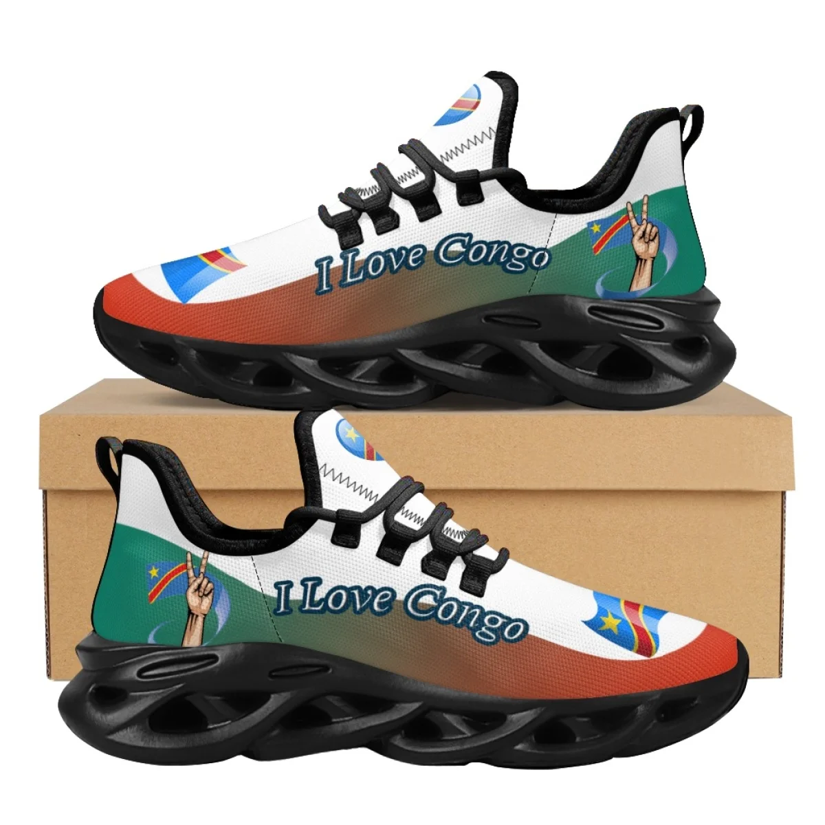 Mesh Vet Shoes for Women Congo Flag Brand Design Female Lightweight ...