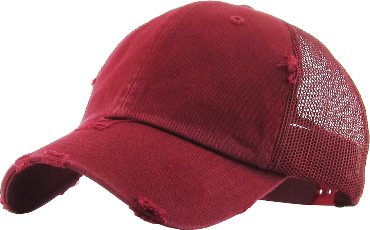 Mesh Vintage White Baseball Cap - Walmart.com