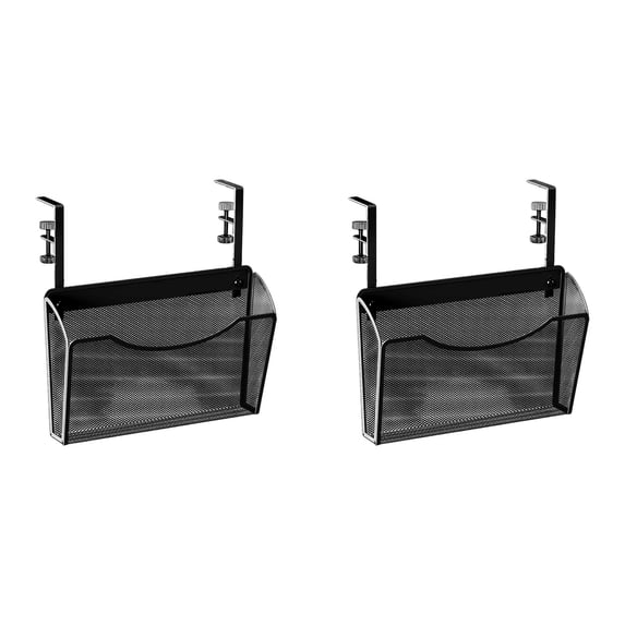Mesh Wall File Organizer with Single Pocket, Hanging Document Magazine ...