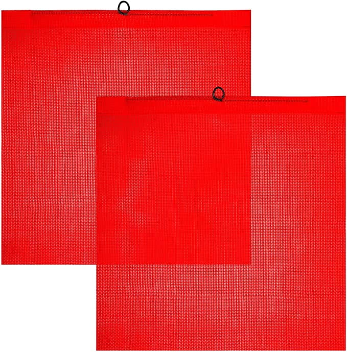 Mesh Warning Flag Red Emergency Warning Wire Rod 2 PACK | RMFX2 ...
