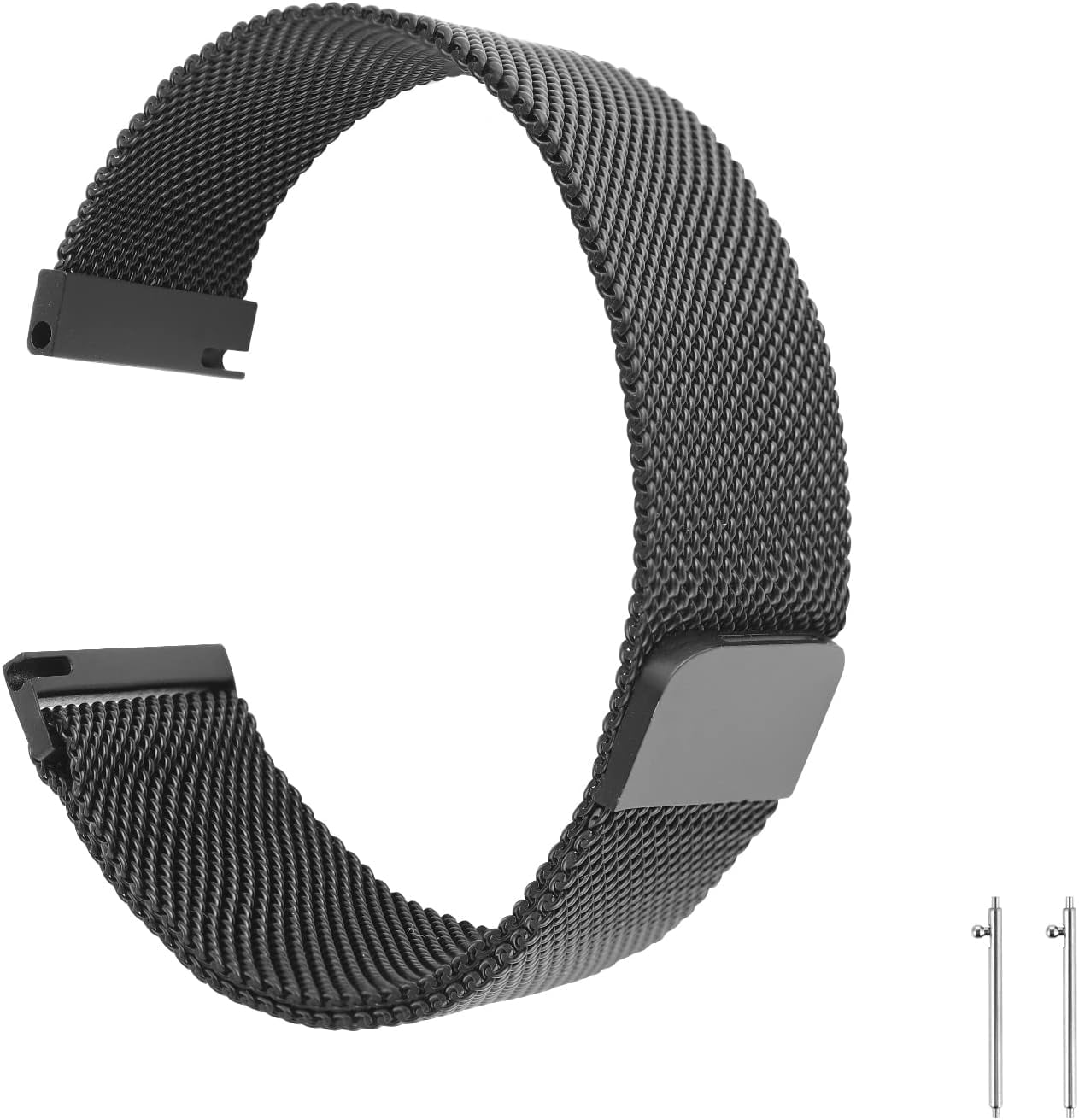 Mesh Woven Quick Release Watch Strap, Metal Magnetic Watch Band ...