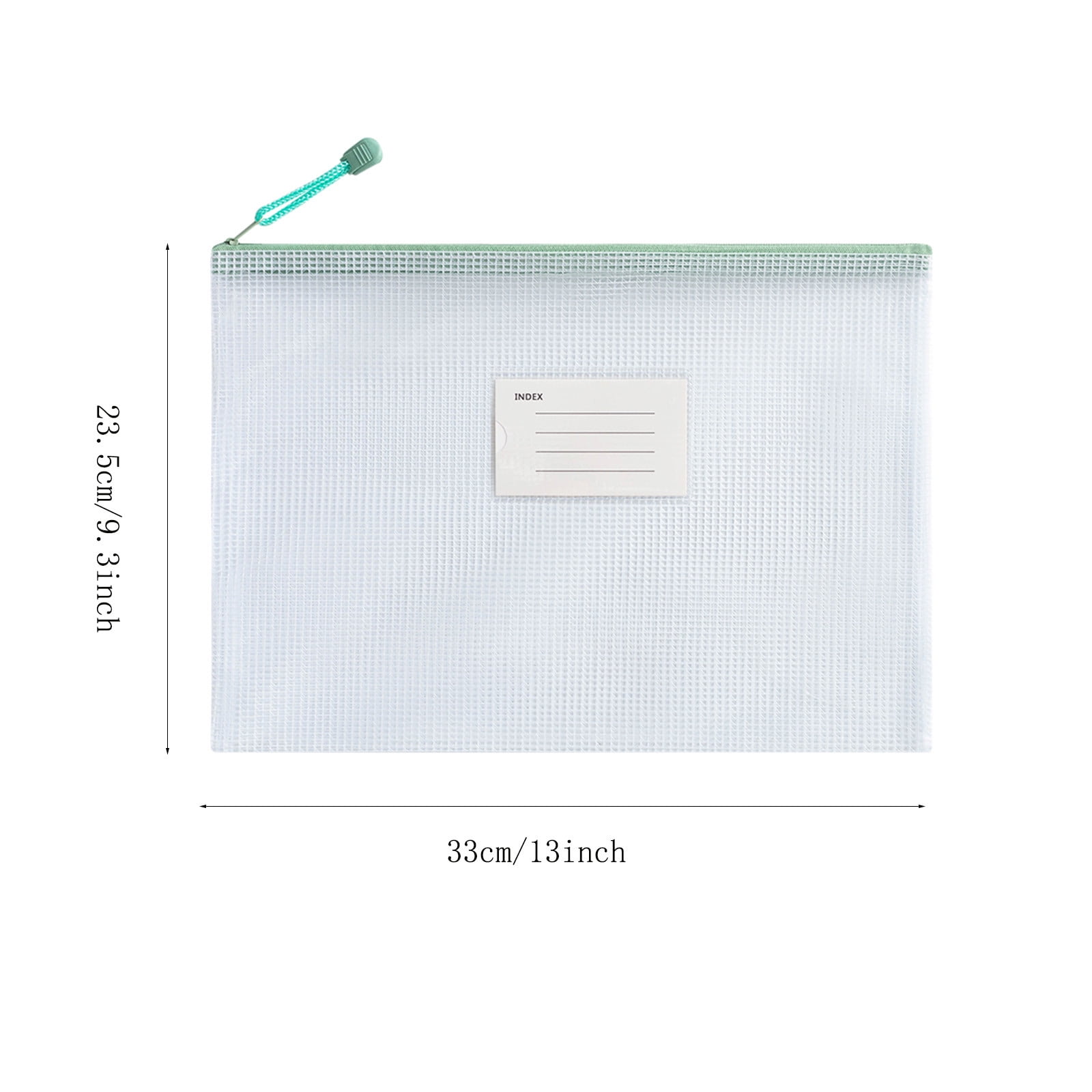 Mesh Zipper Pouch，A4 Document Bag，Plastic Zip File Folders,Zipper Bags ...