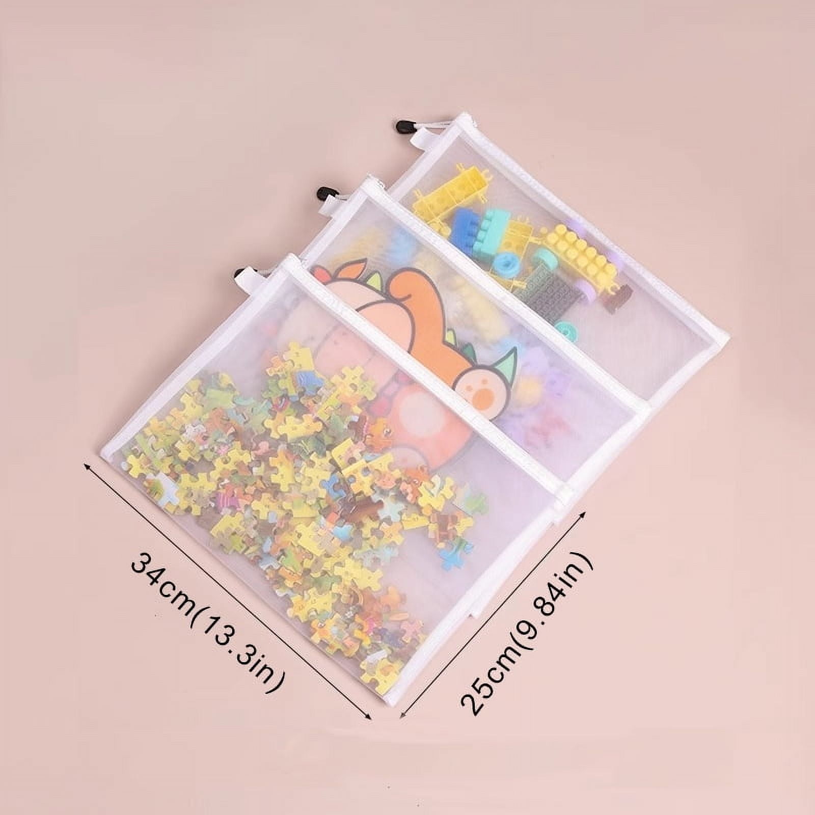Mesh Zipper Pouch Clear Document Bag A4/A5/A6 Cosmetic Toy storage bag ...