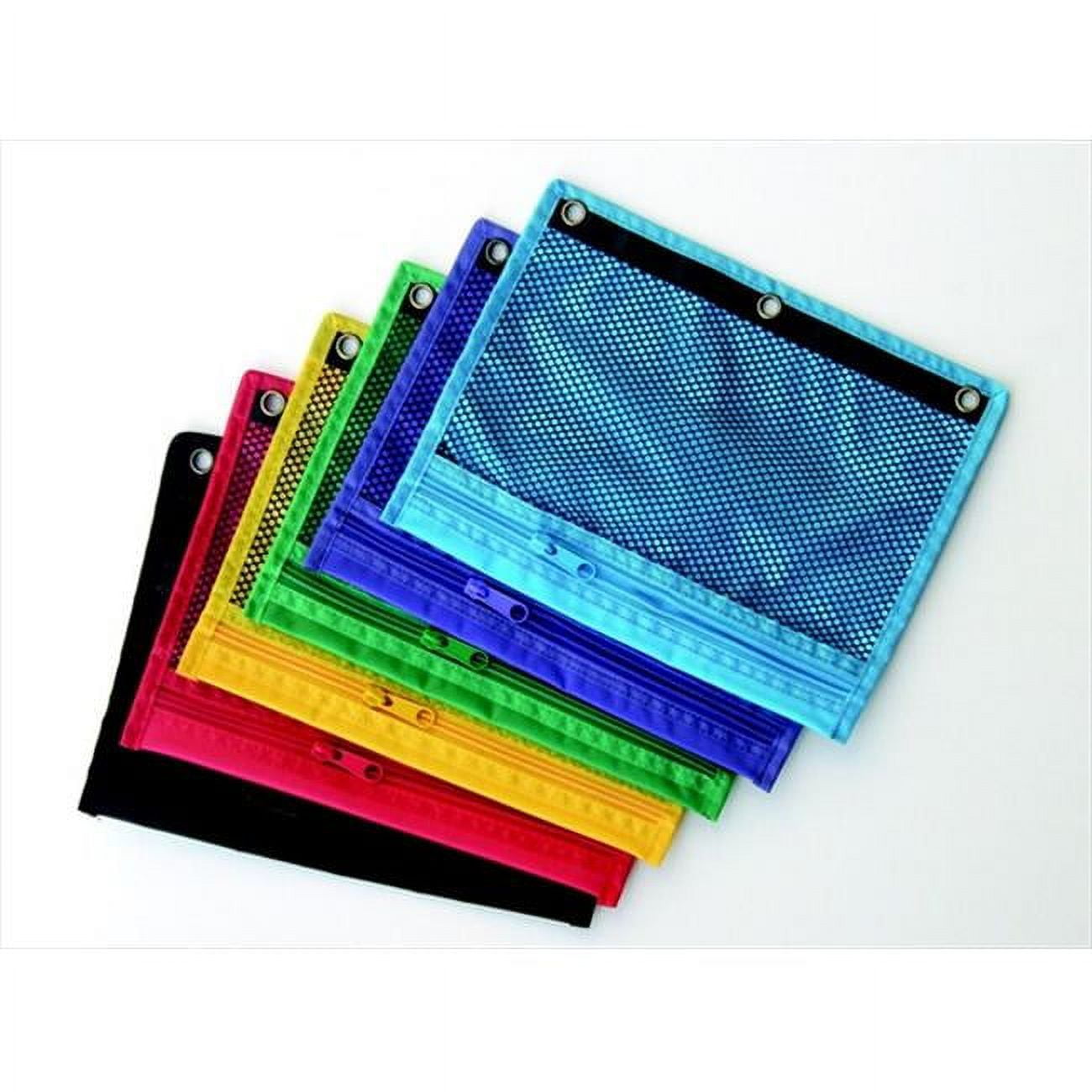 Mesh Zippered Binder Pocket For Three Ring Binders, 8.25 x 10.5 In ...