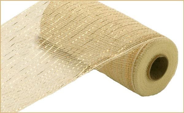 Mesh for Wreath Making - Metallic Deco Mesh for Christmas Tree ...
