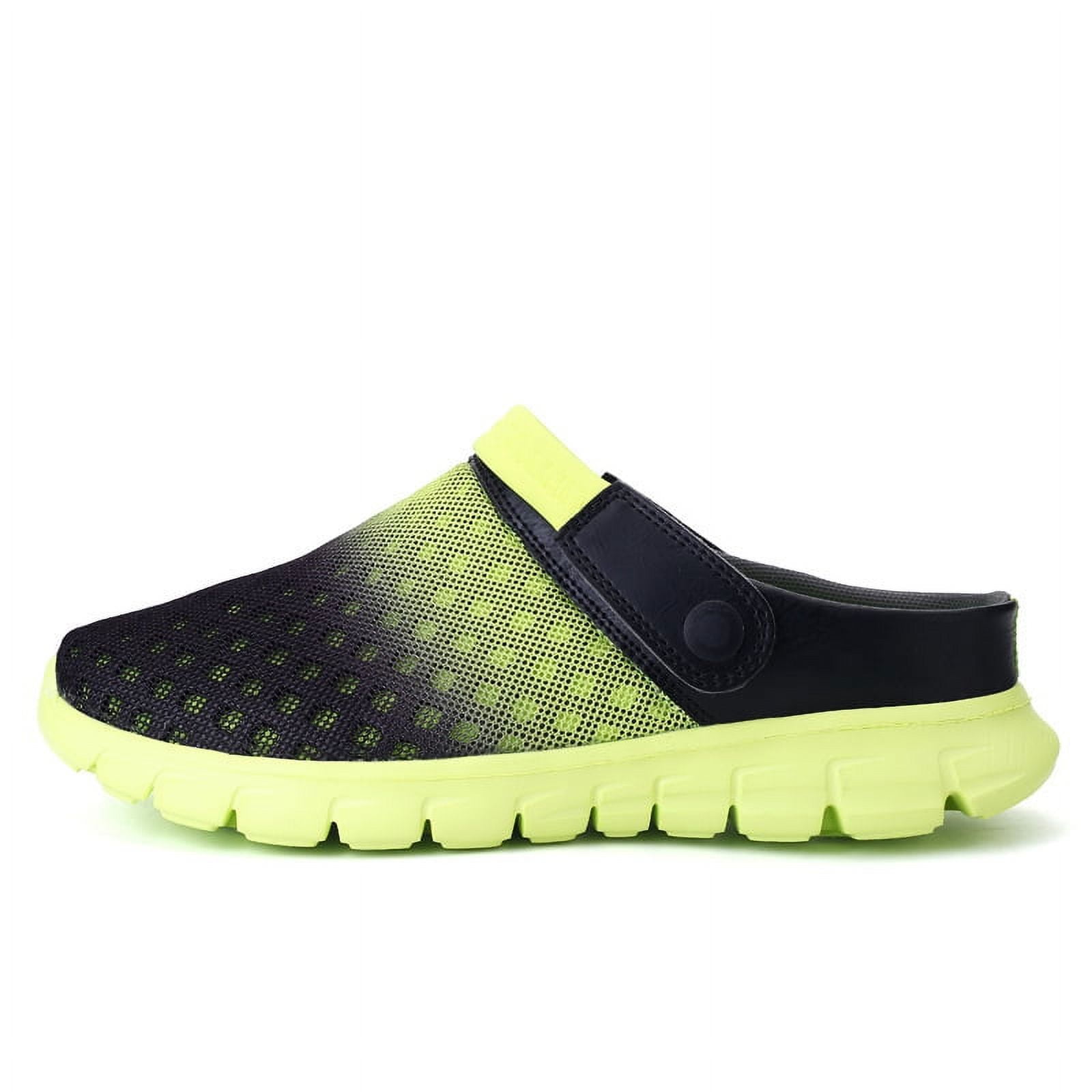 Mesh hole beach shoes slip-on half slippers - Walmart.com