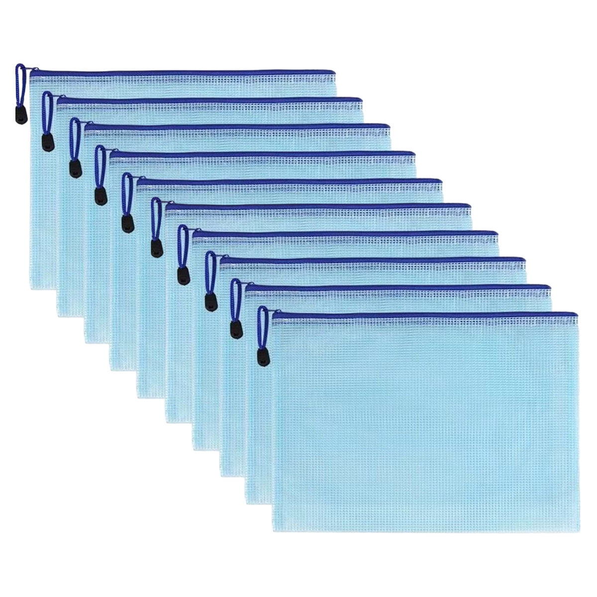 Mesh zip file bag, zip folder, waterproof plastic envelope folder ...