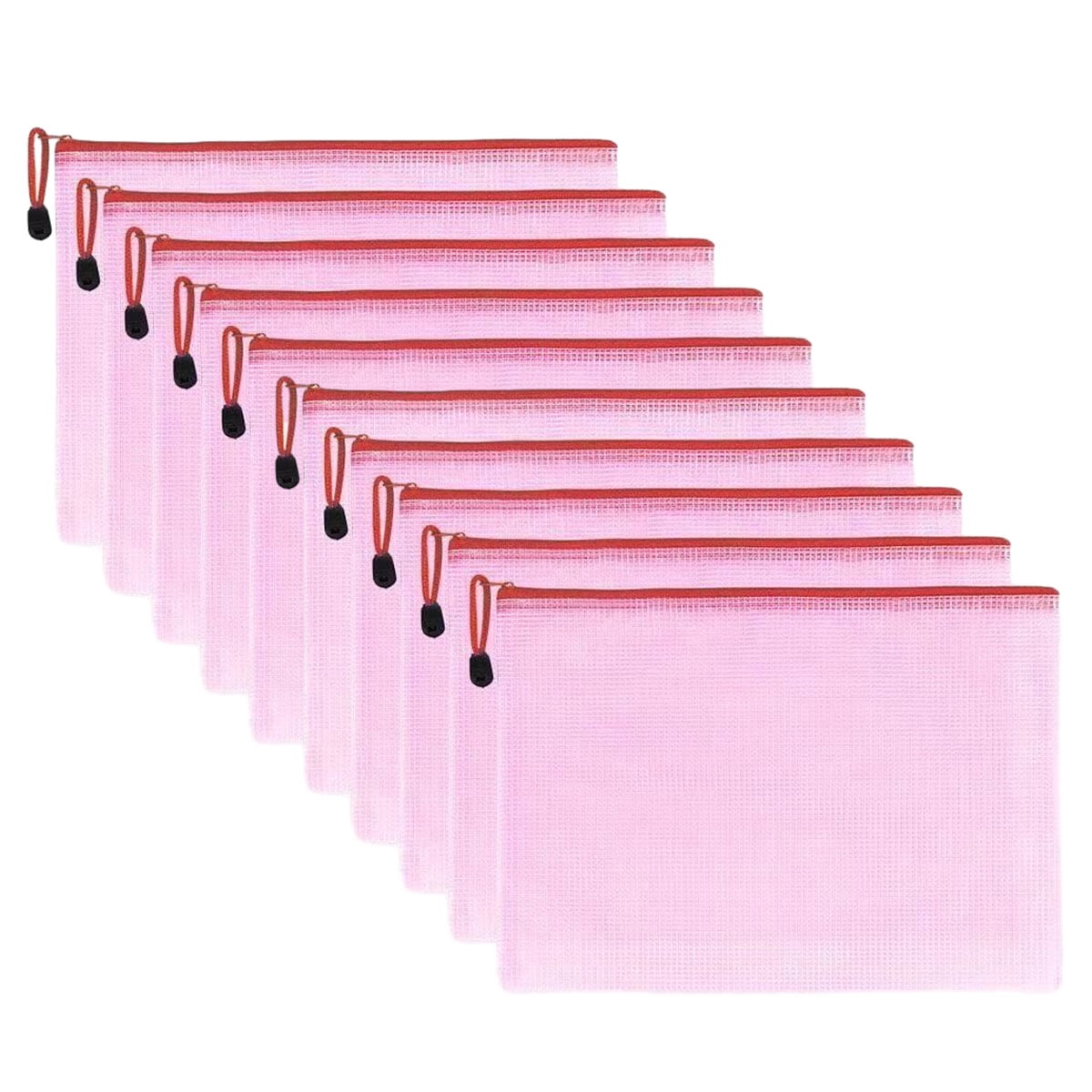 Mesh zip file bag, zip folder, waterproof plastic envelope folder ...