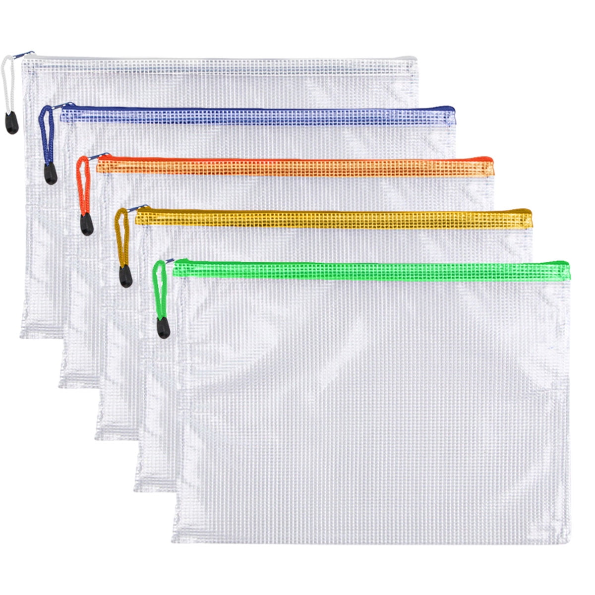 Mesh zipper bag, waterproof plastic mesh zipper bag, tear proof file ...
