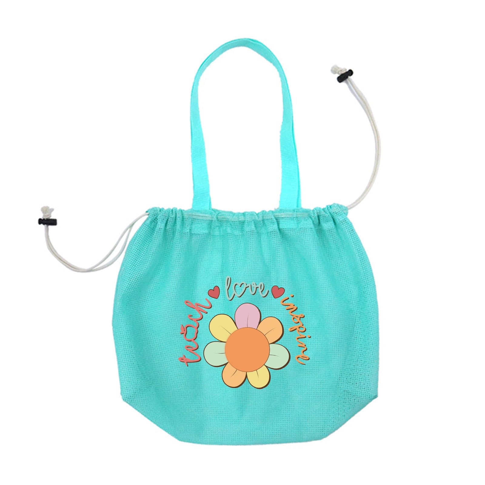 Meshes Beach Bag Swimming Pool Bag Shell Collecting Bag Sand Toy Bag ...