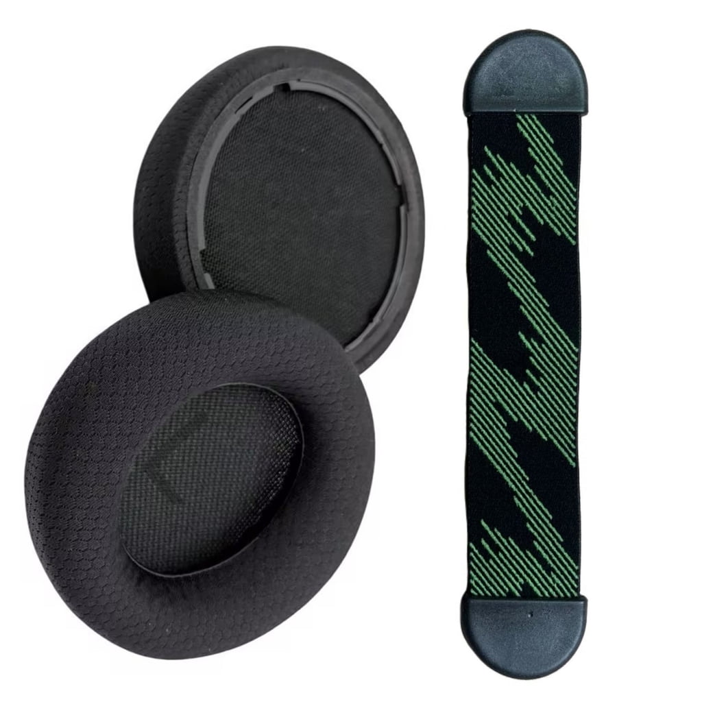 Meshes Fabric Ear Cushion Cover Earpads Earmuff Headband Replacement ...