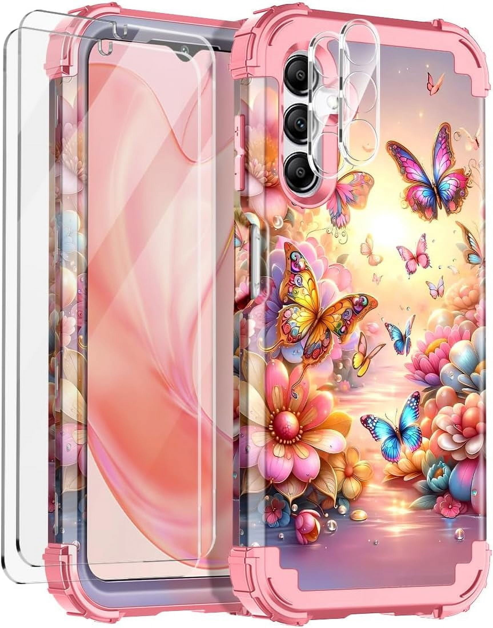 Meshine for Galaxy A15 5G Case,Three Layer Heavy Duty Shockproof ...