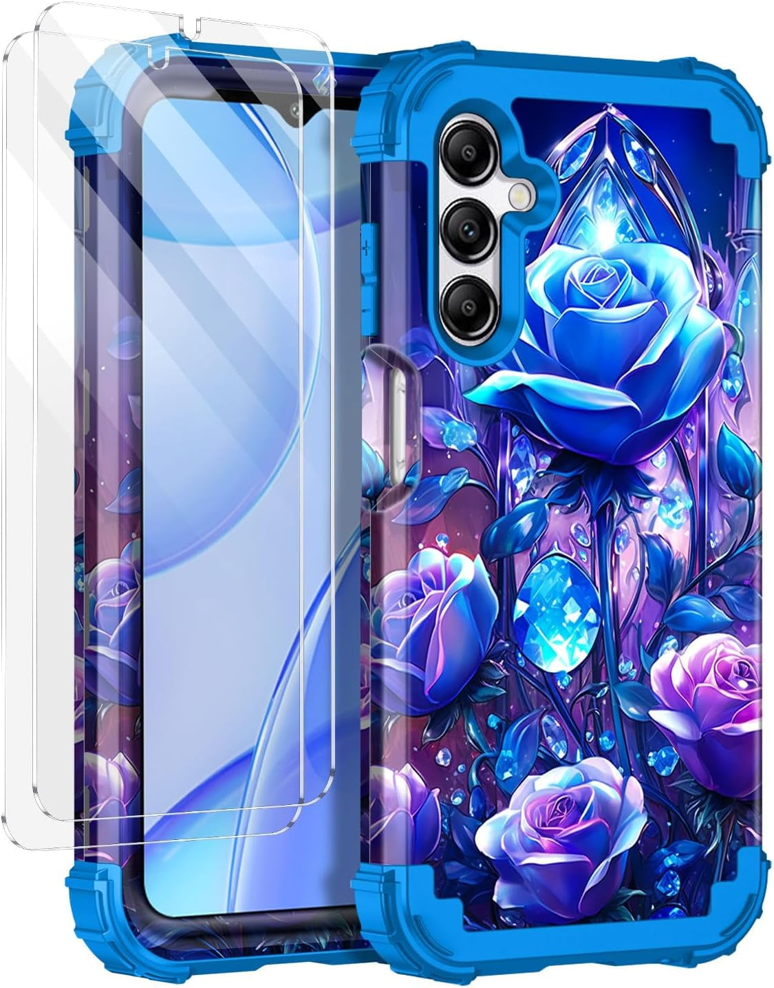 Meshine for Galaxy A15 5G Case,Three Layer Heavy Duty Shockproof ...