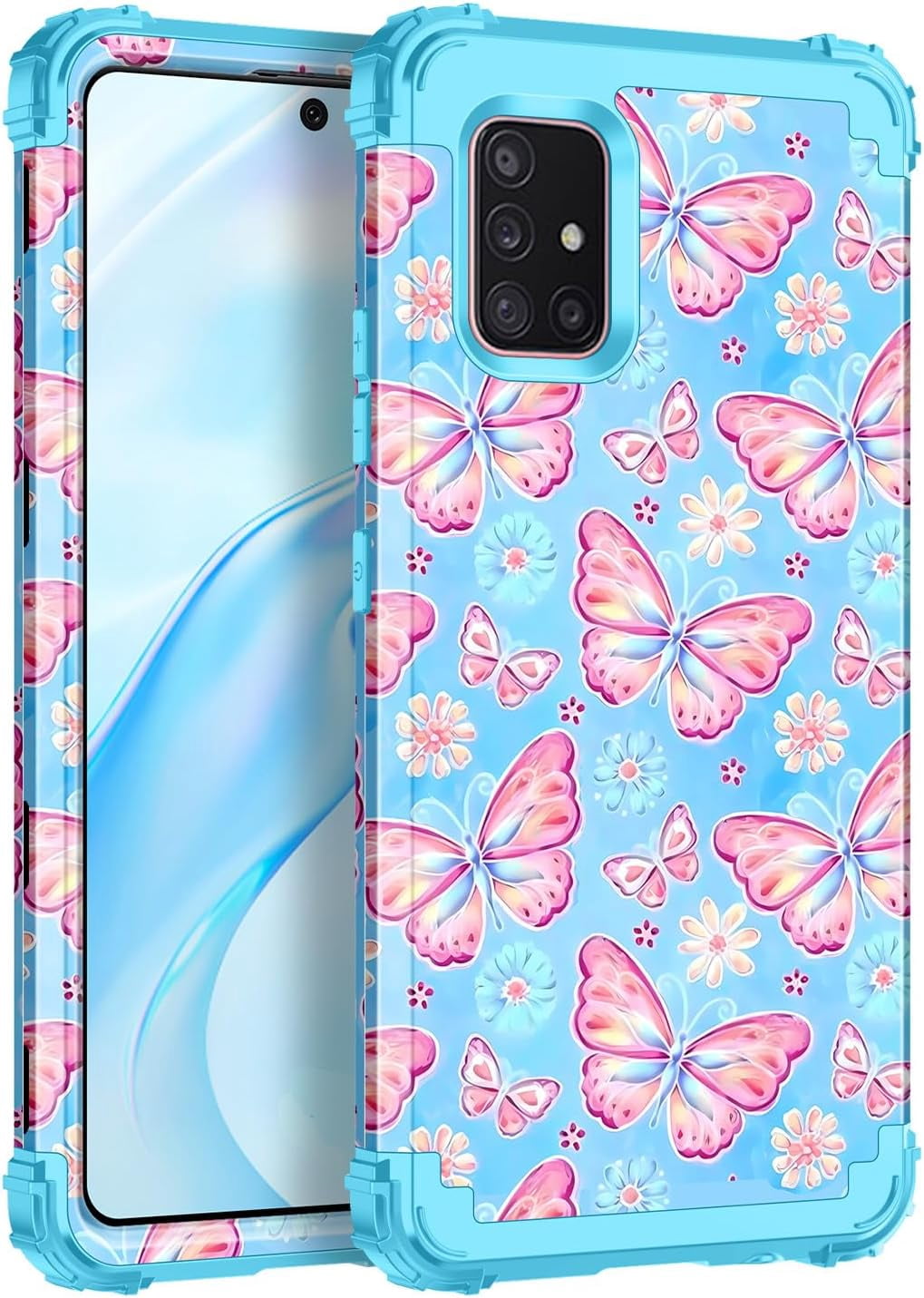 Meshine for Galaxy A71 5G Case,Three Layer Heavy Duty Shockproof ...