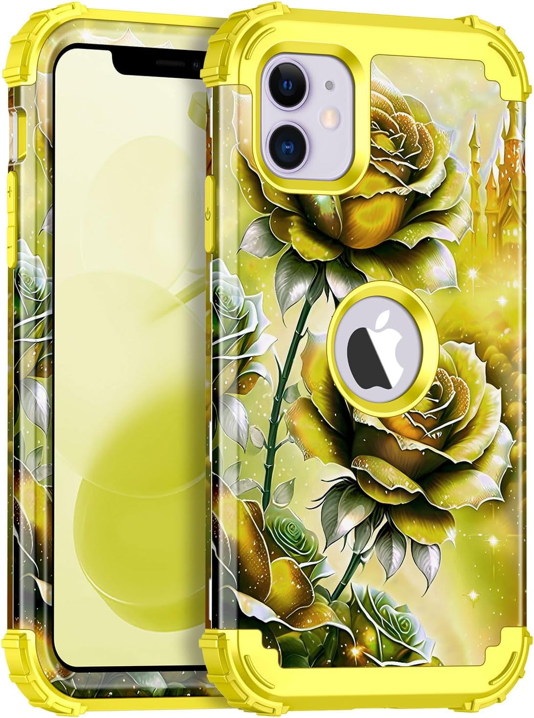 Meshine for iPhone 11 Case,Three Layer Heavy Duty Shockproof Protection ...
