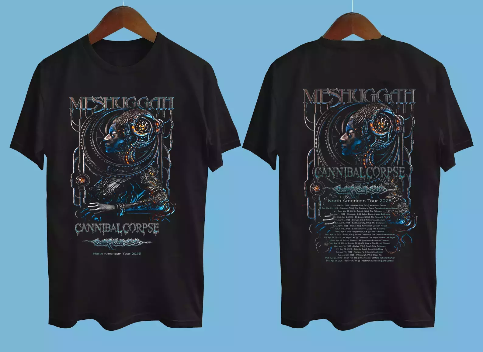Meshuggah Announce 2025 North American Tour Gift For Fan All Size S to ...