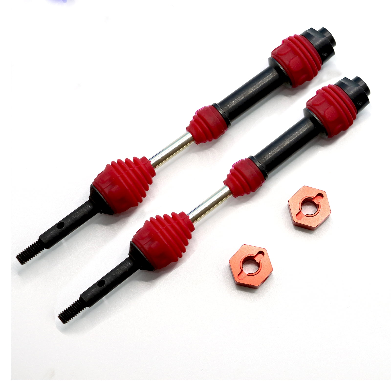 Mesimsple Steel ECX Drive Shaft & Wheel Hex Hub ECX232000 for ECX 2WD 1/10 Ruckus CVD Driveshaft ...