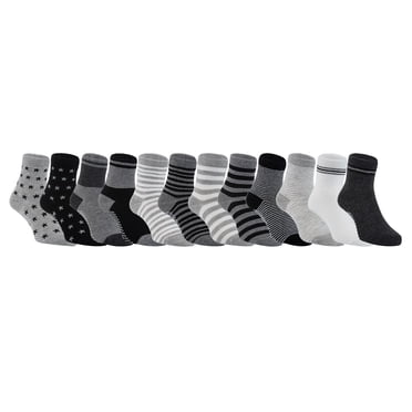 6 Pairs Assorted Kids Socks Size Ages 2-3 Years Animal Print Boys 2T 3T ...