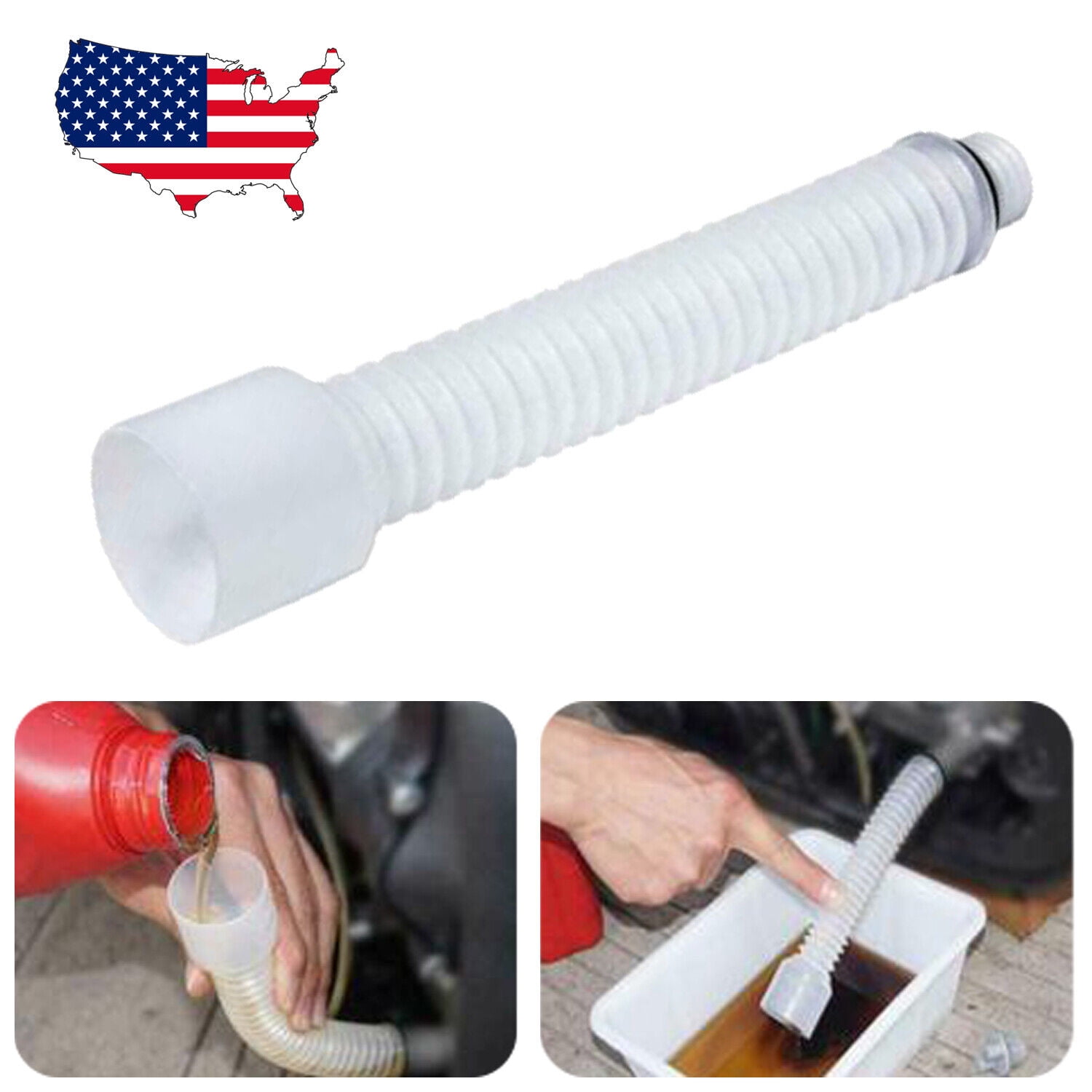 Mess Free Oil Change Funnel Flexible Pipe Fit for Honda Generator new ...