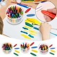 Mess-free Plastic Crayons for Youth - Washable Oil Pastels for Drawing ...