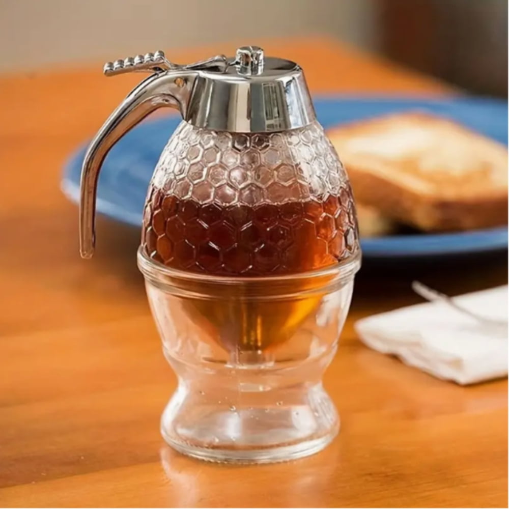 Mess-Free Plastic Honey Dispenser for Syrup Sauce Seasonings - Durable ...