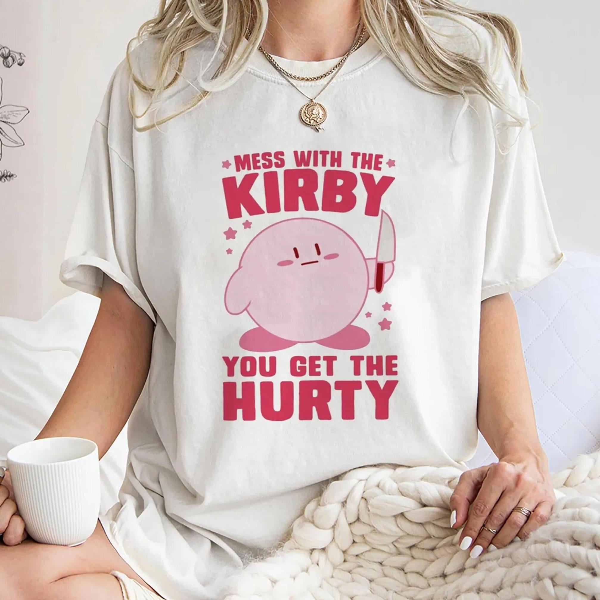 Mess With The Kirby You Get The Hurty Shirt, Unisex Kirby Tee - Walmart.com