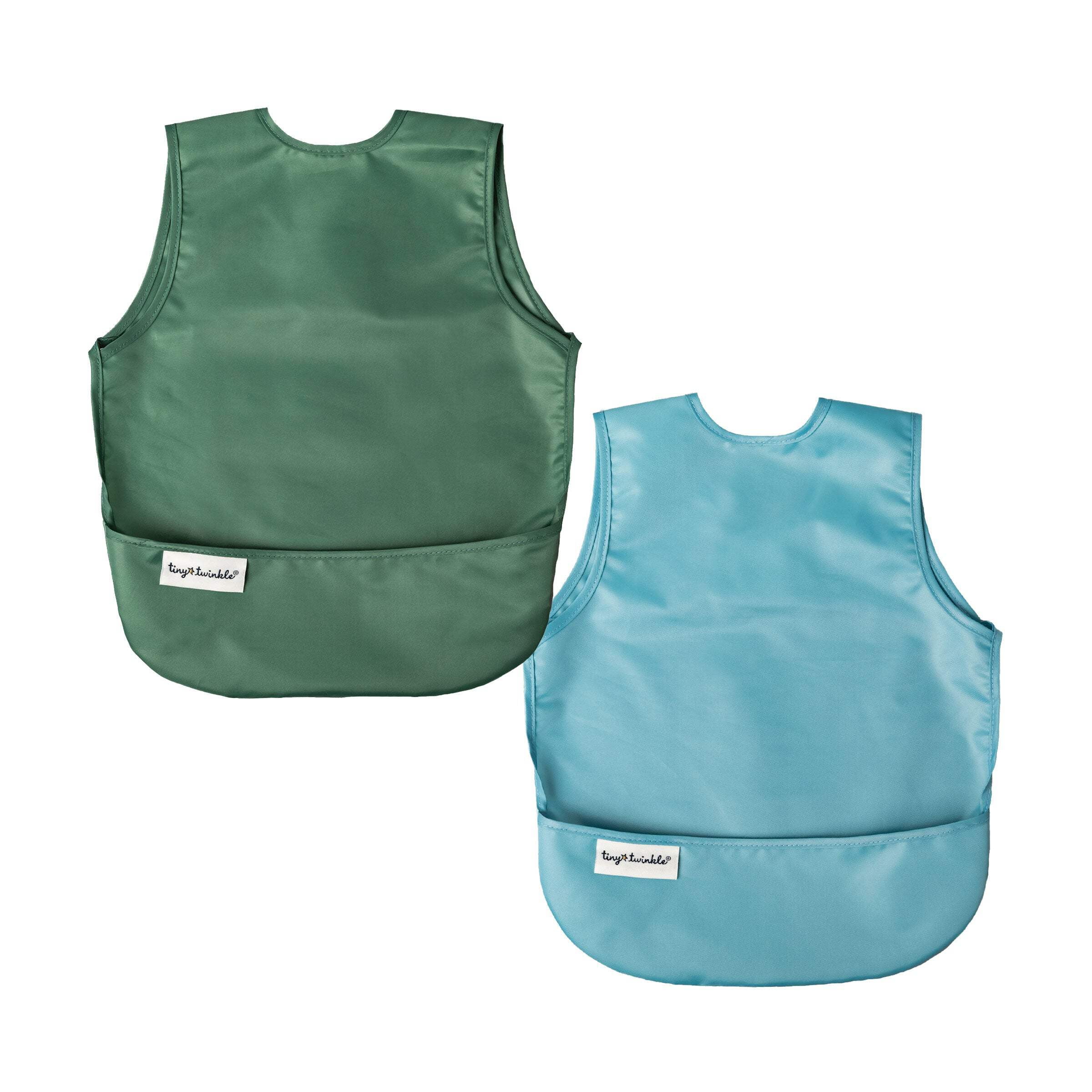 Mess-proof Apron Bibs - 2 Pack Sets for Babies and Toddlers - Walmart.com