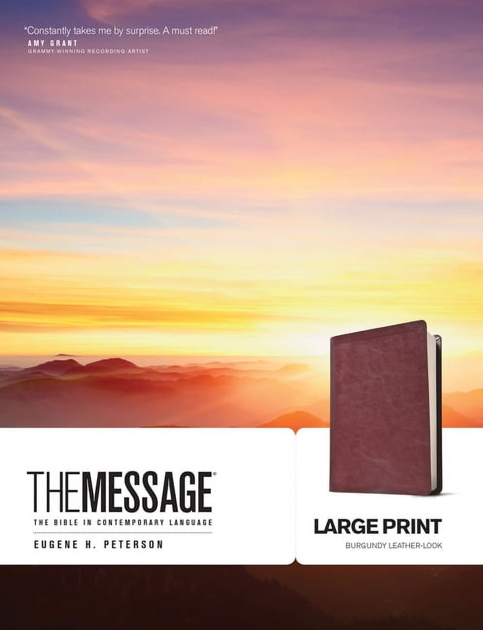 Message Bible-MS-Large Print Numbered, (Hardcover) - Walmart.com
