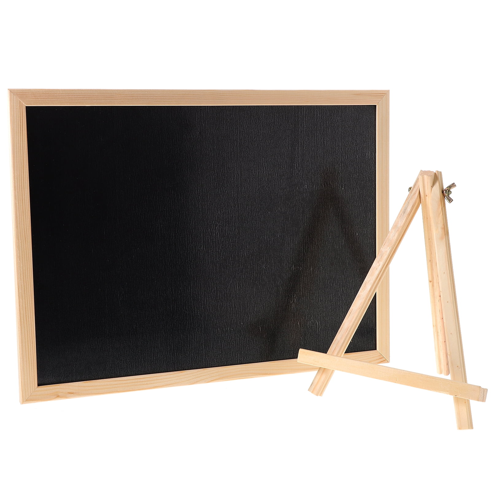 FENGGUIQU Natural Wood Frame Design Black Bulletin Board For Home ...