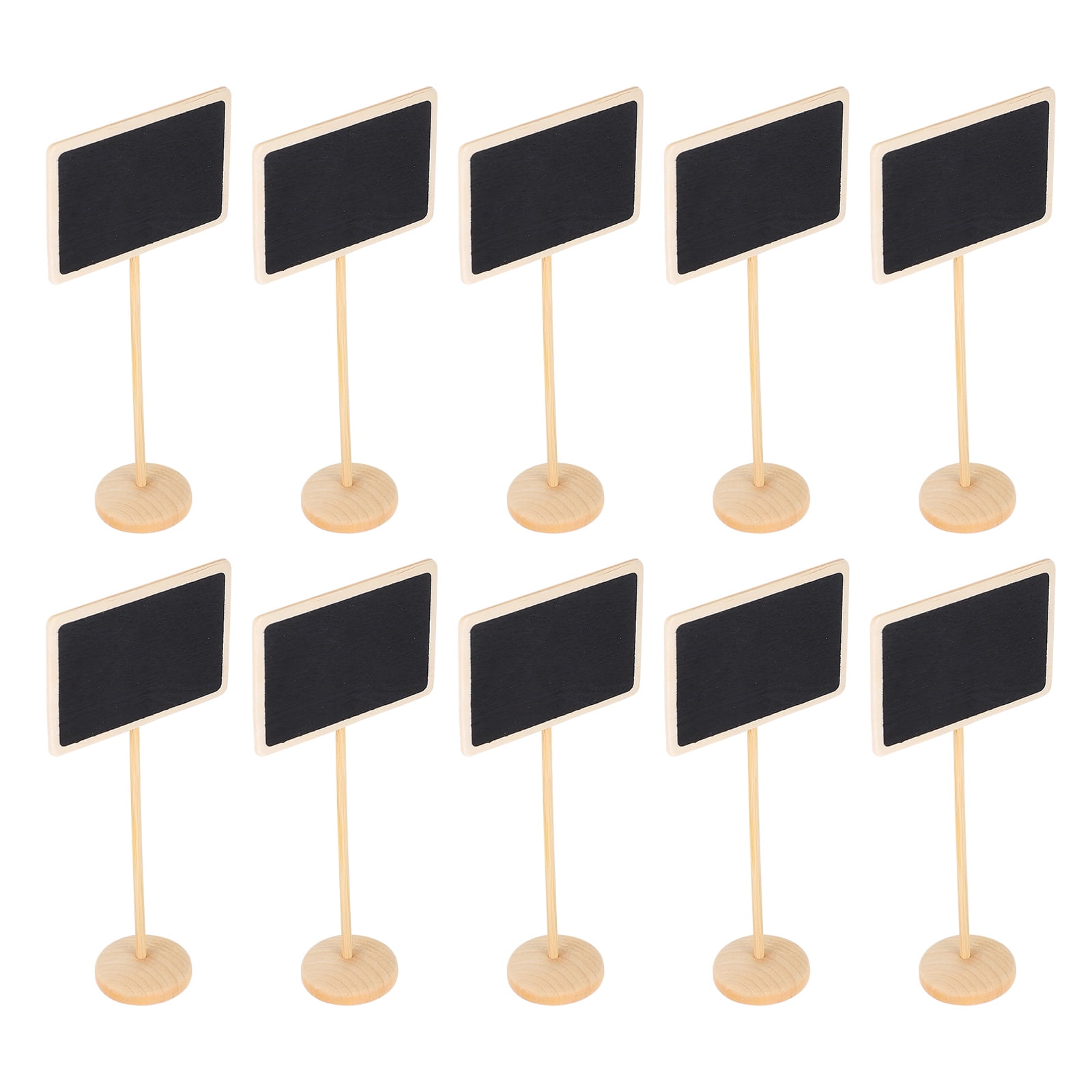 Message Board Chalkboard Sign with Easel Stand Mini Blackboards Wood ...