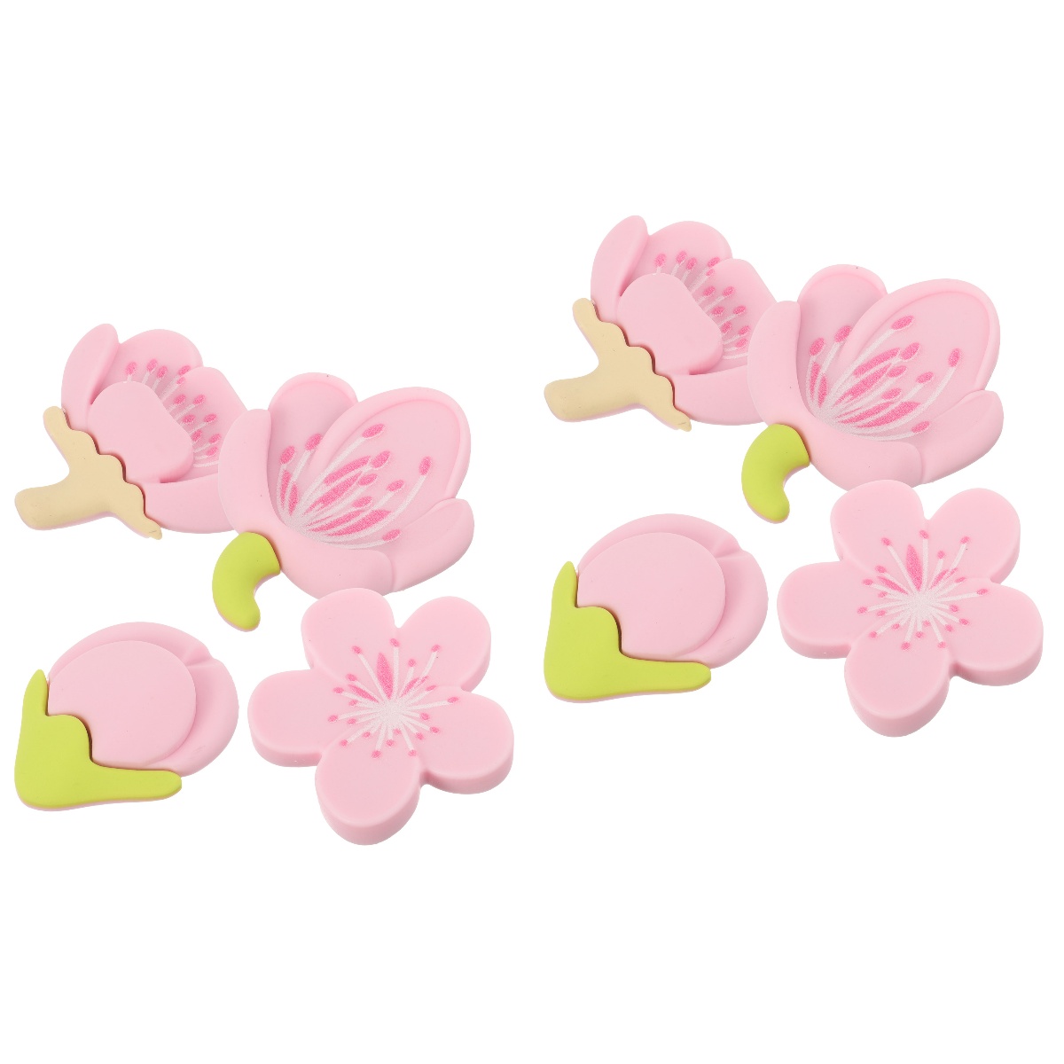 Message Magnets Photo 8 Pcs Floral Fridge Personality Three-dimensional ...