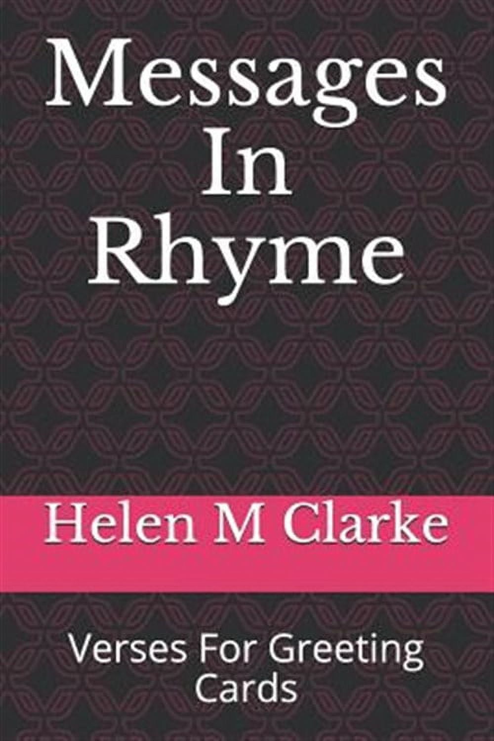 Messages In Rhyme: Verses For Greeting Cards (Paperback) - Walmart.com