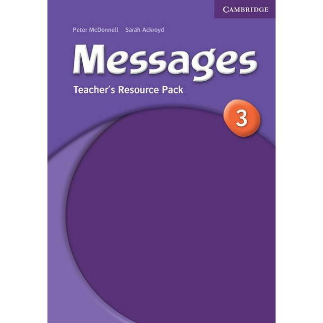 Messages Messages 3 Teacher's Resource Pack, (Paperback) - Walmart.com